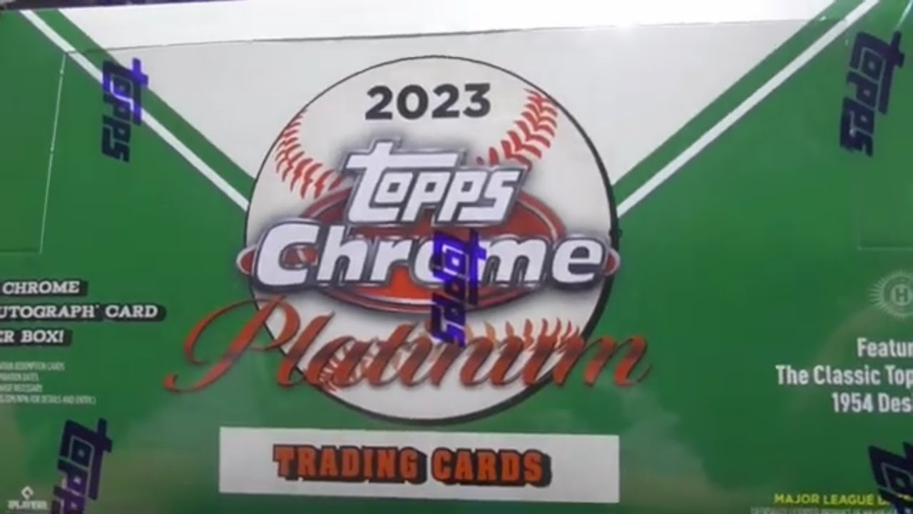 🚨New Release🚨 2023 Topps Chrome Platinum Hobby Box - YouTube