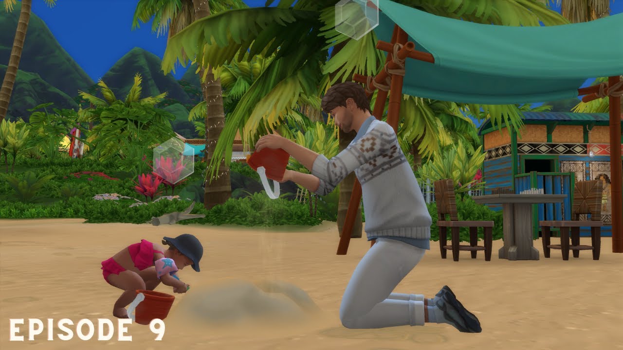 The sandcastle animation is SOOO cute! - The Sims 4 Legacy Challenge ...