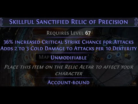 My First ACTUAL Good Relic & Potential Build of the League From It ...