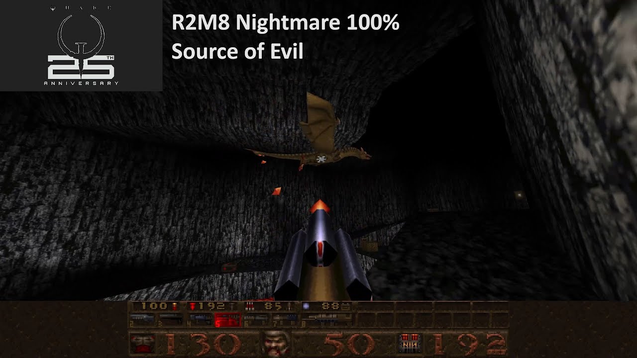 Quake 25th Anniversary Edition. R2M8 Nightmare 100% walkthrough with ...