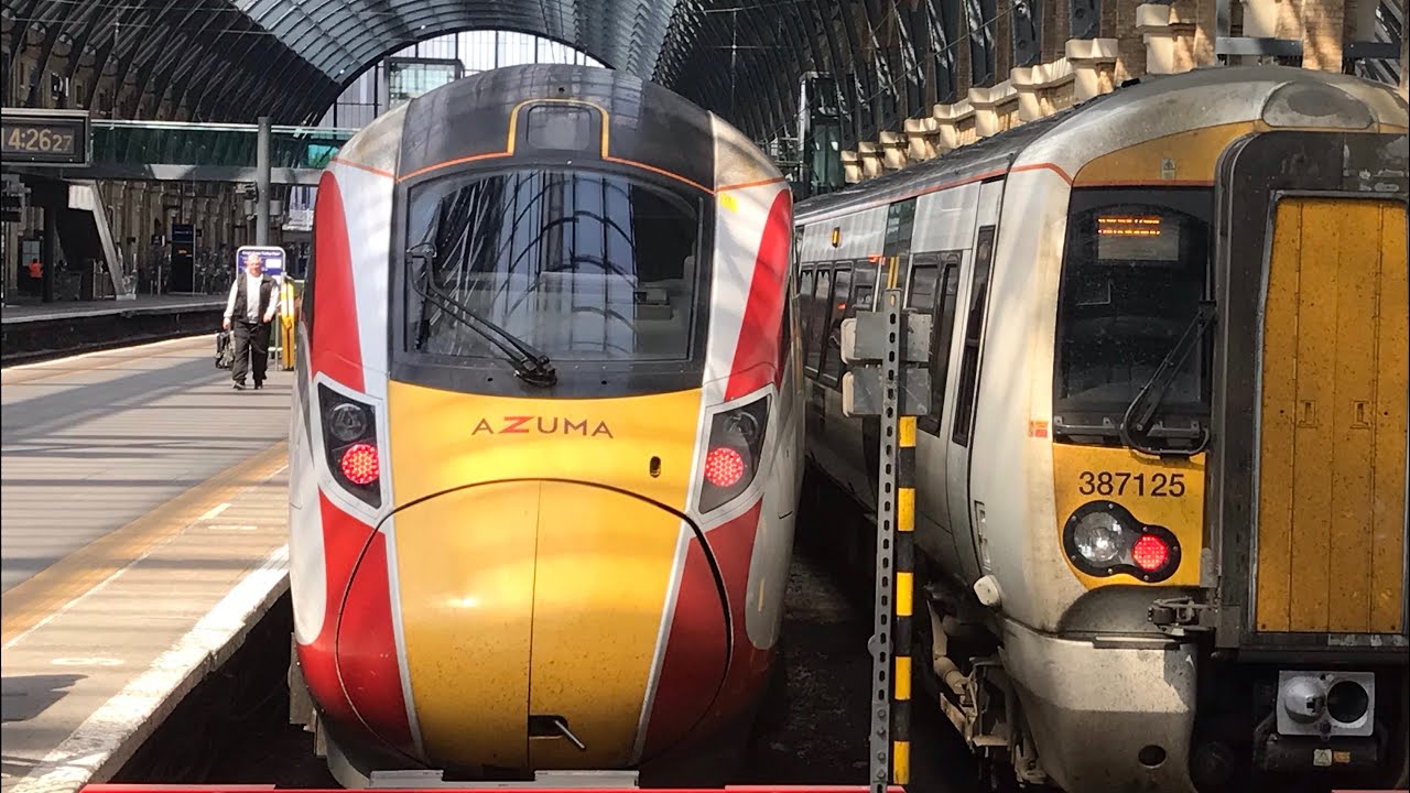 LNER Azuma class 800 from Stevenage to London Kings cross - YouTube