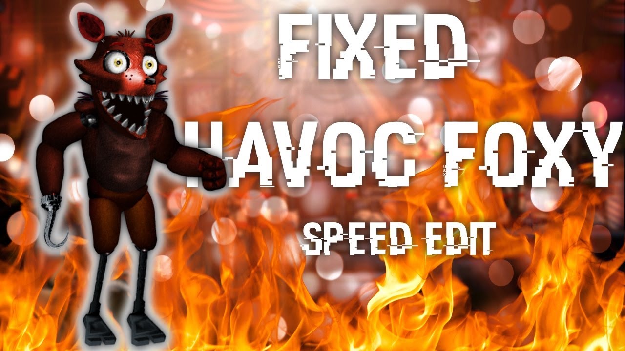 [FNAF | Speed Edit] Making Fixed Havoc Foxy (Dormitabis) - YouTube