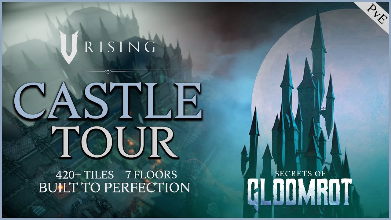 V Rising Castle Tour - Gloomrot | Fully Decorated - YouTube