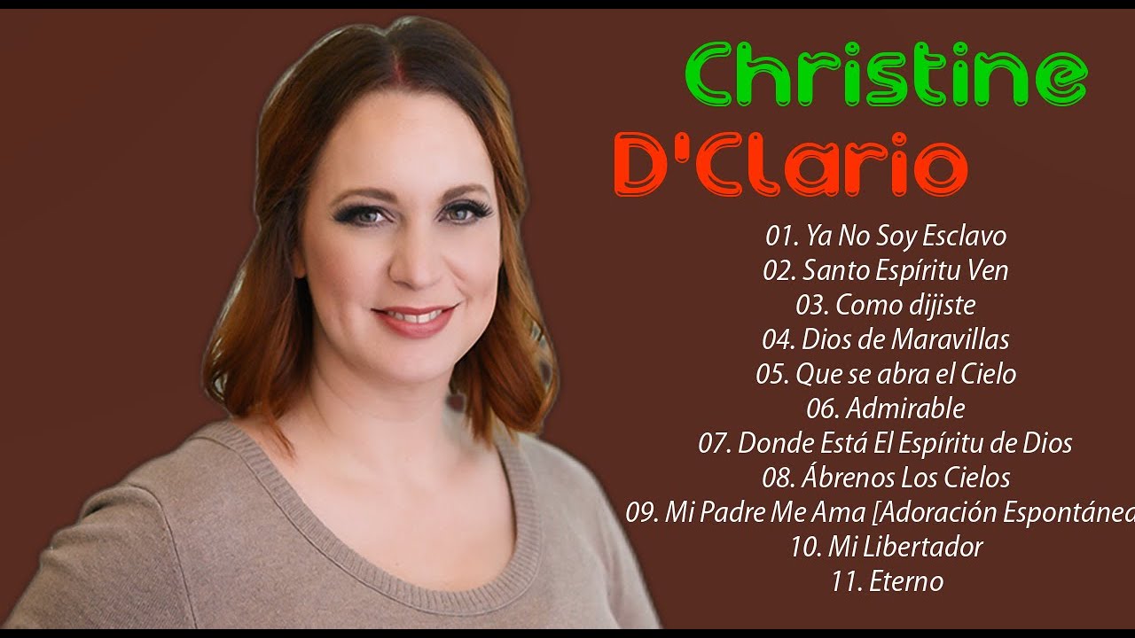 2 Hora Christine D'clario - Top 21 Christine D'clario Lo Mejor De La ...