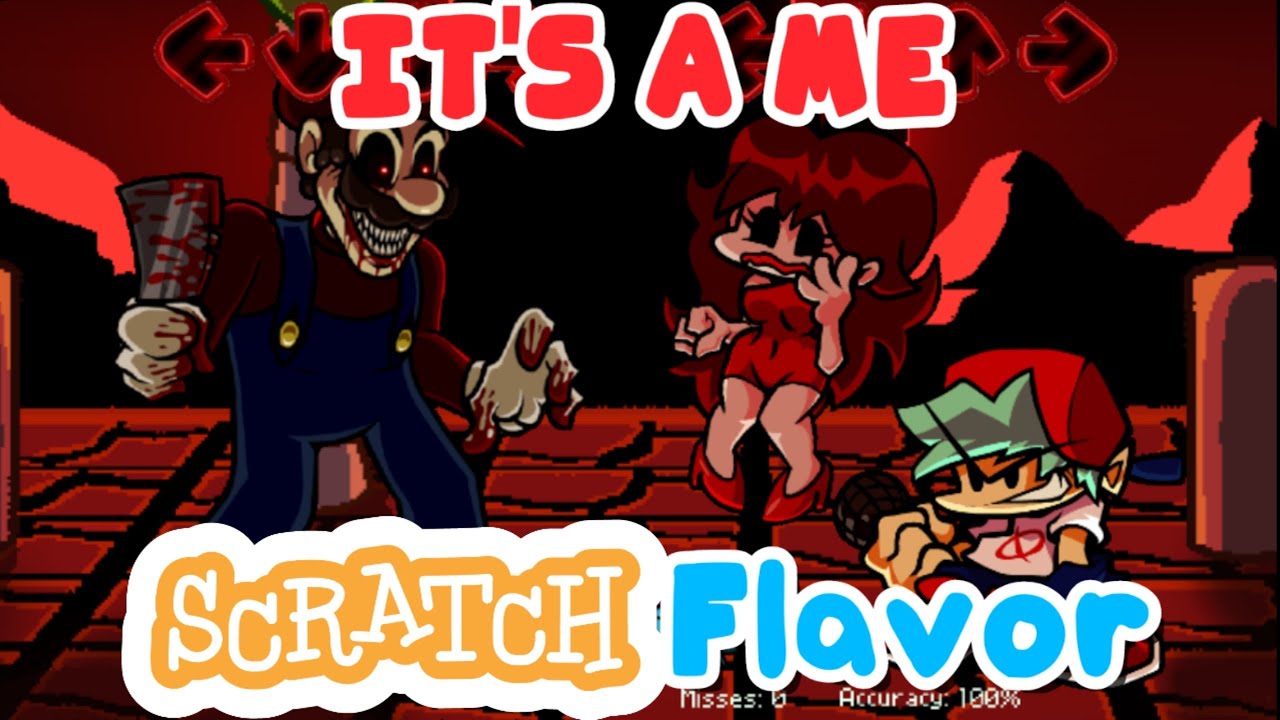 FNF - It's a Me on Scratch: Mario's Madness V2 - YouTube