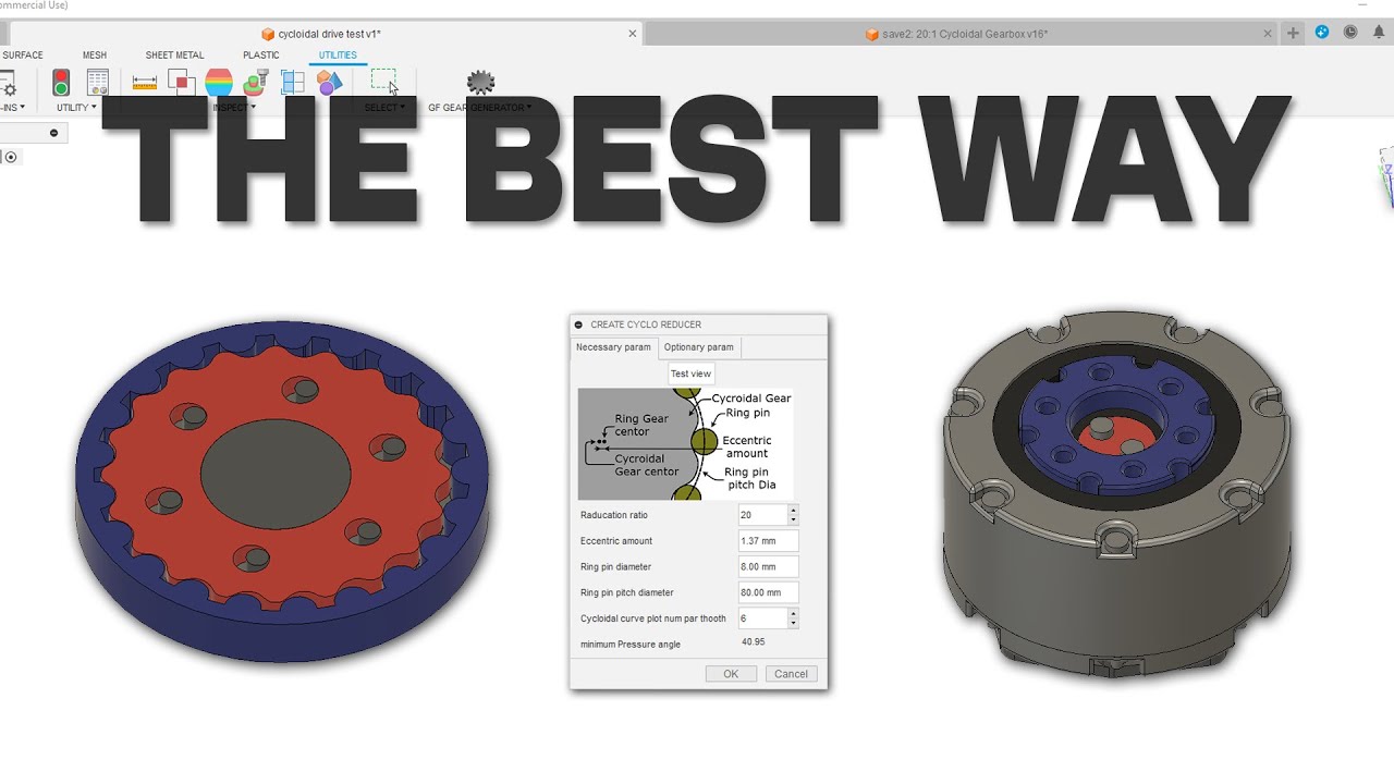 The Best Way to Design a Cycloidal Drive - YouTube
