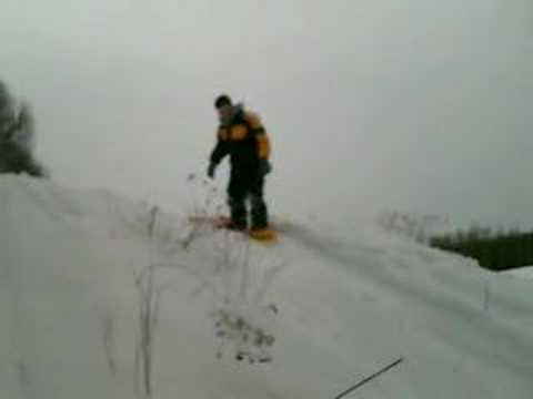 Stand up Sled Crash - YouTube