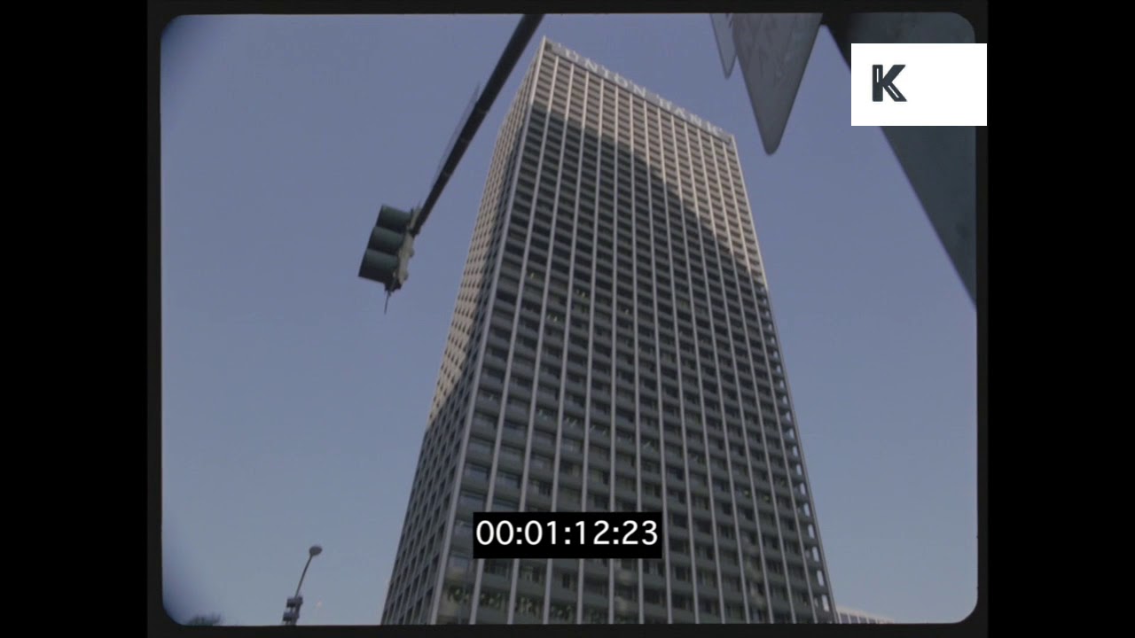 Downtown Los Angeles, Hotels and Skyscrapers, 1990s, HD - YouTube