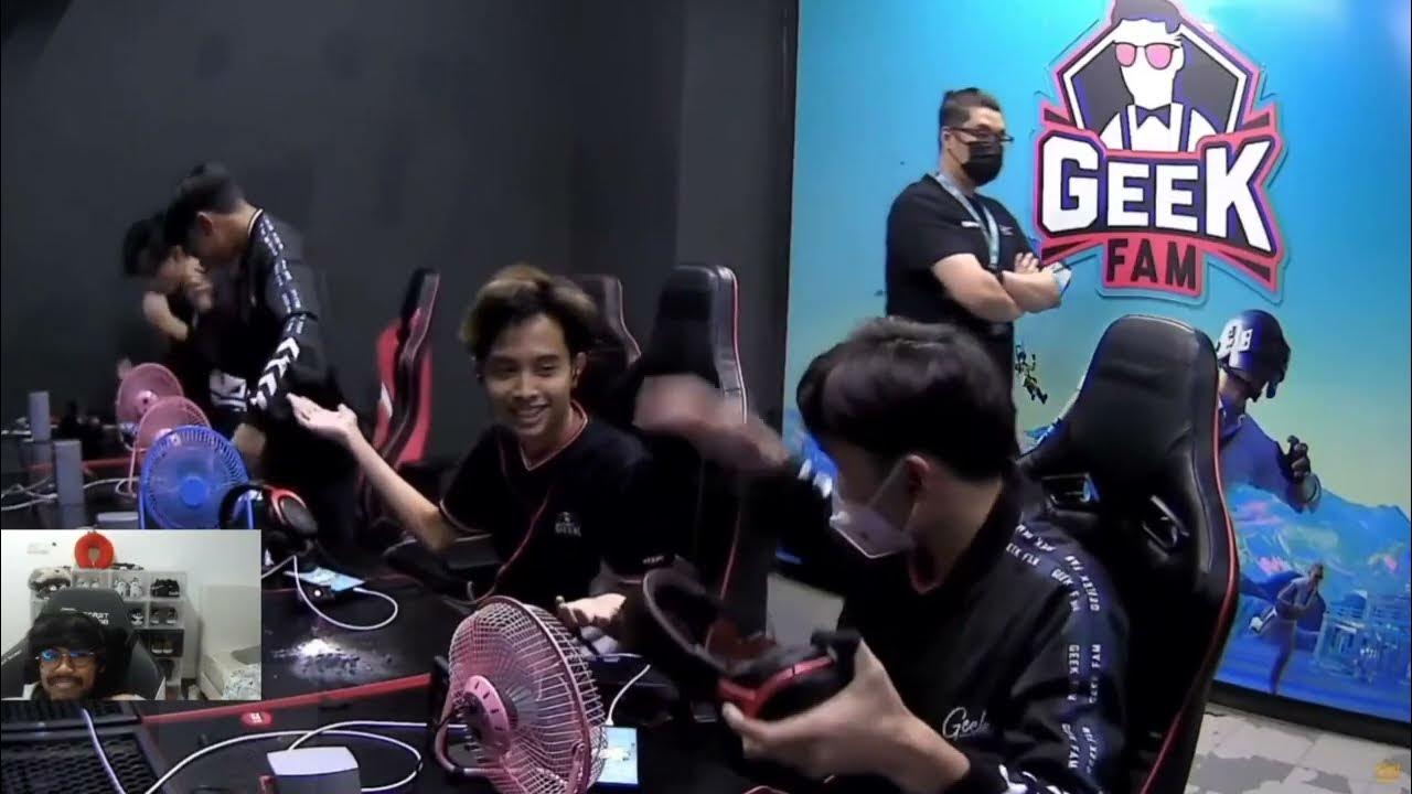 FREDO NONTON GEEK FAM CHICKEN DINNER #pubgmobile - YouTube