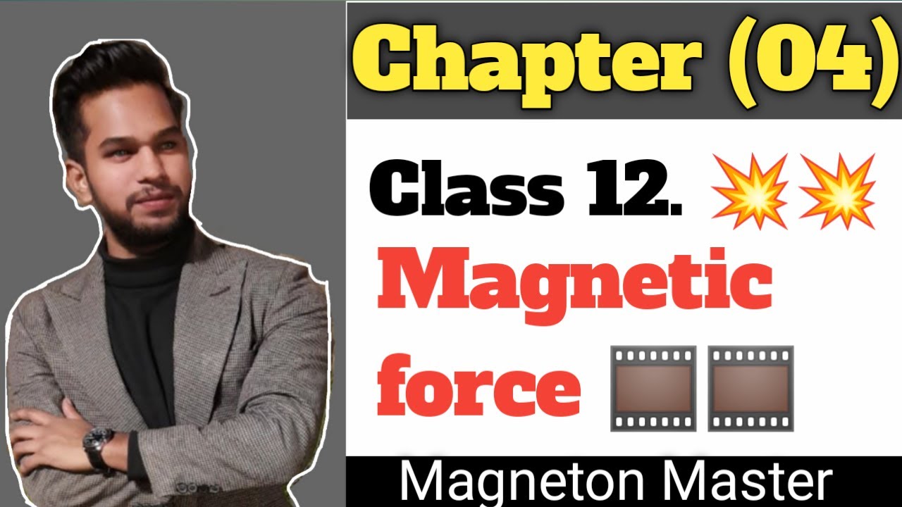Class 12 | magnetic force | force on a moving charge in a uniform ...