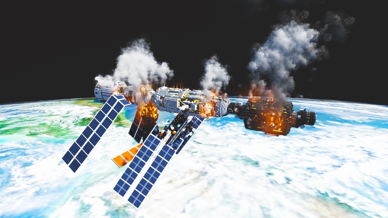 International Space Station on FIRE | Teardown - YouTube