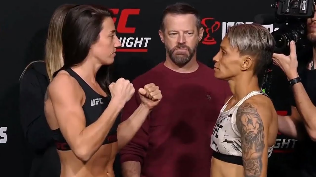 Marina Rodriguez vs. Amanda Lemos - Weigh-in Face-Off - (UFC Fight ...