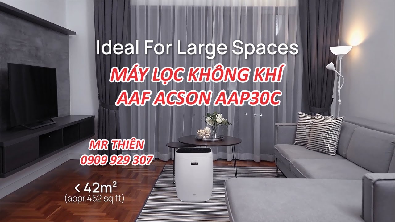 Máy lọc không khí AAF Acson WiFi AAP30C - Mr Thiên 0909 929 307 - YouTube