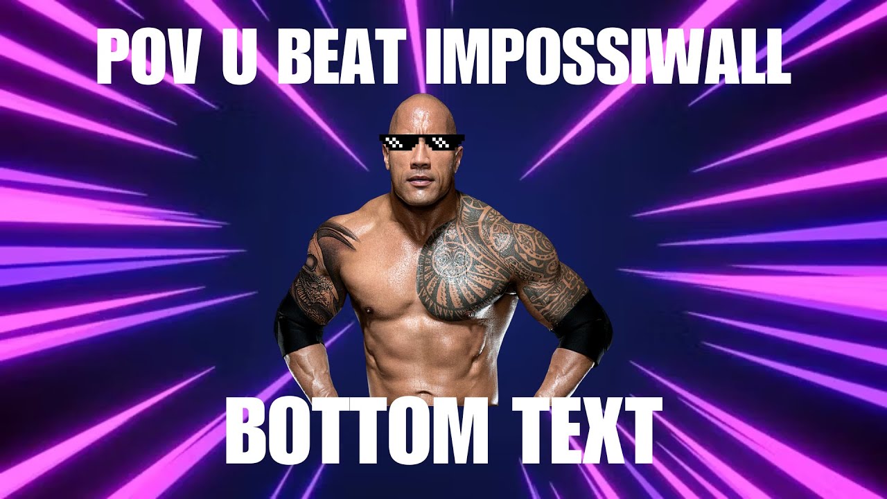 I beat the impossiwall *literally* (BE CRUSHED BY A SPEEDING WALL ...
