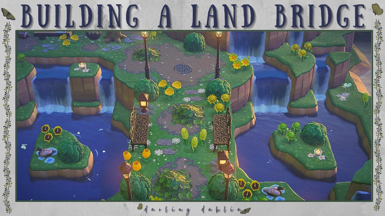 Building A Land Bridge || Animal Crossing: New Horizons 🌥 - YouTube