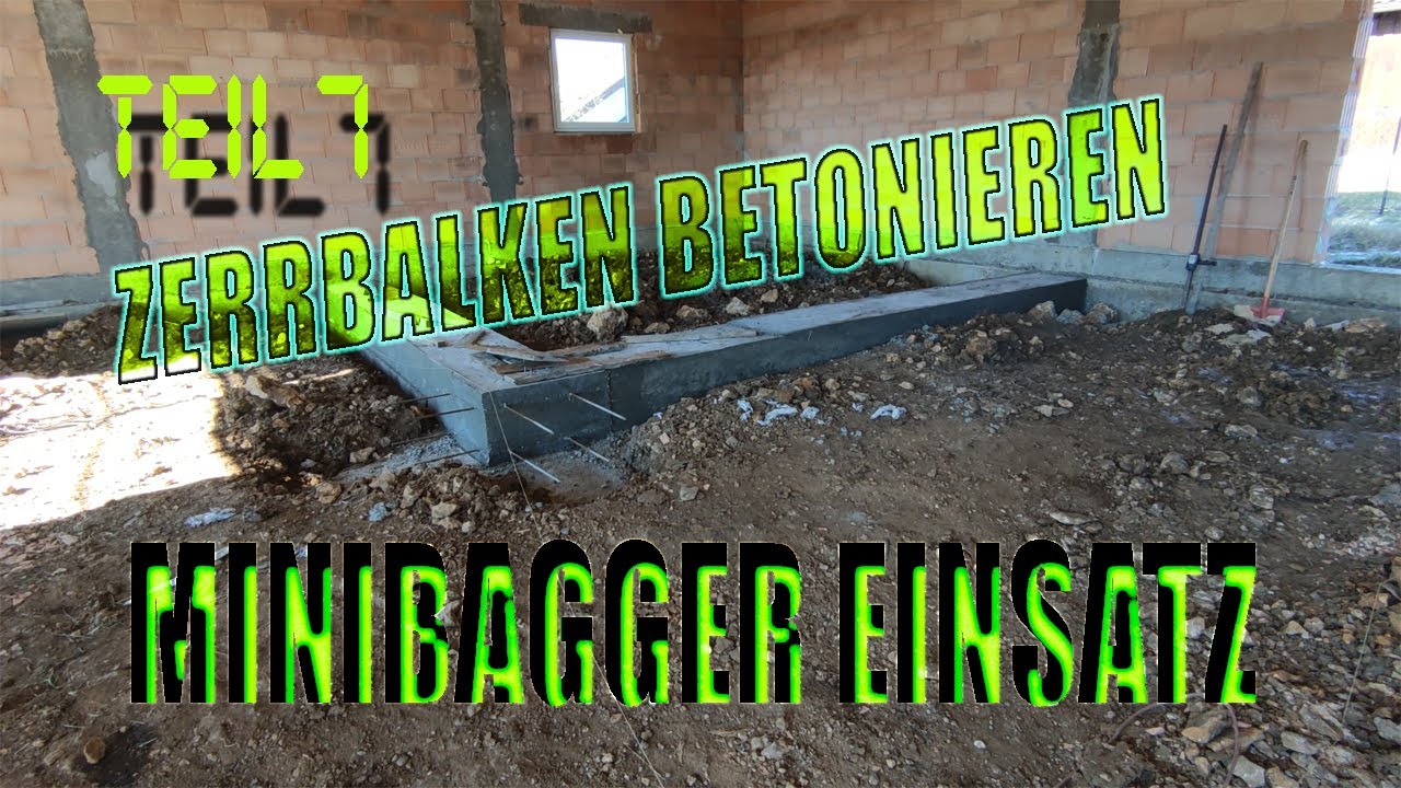 Zerrbalken betoniern | Teil 7 | 4K - YouTube
