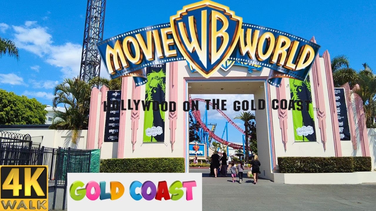Visit Movie World Gold Coast 🌴 Walk Through Tour - YouTube