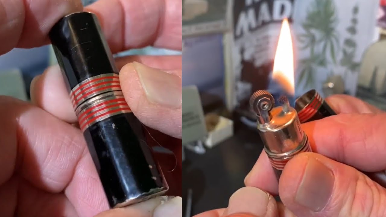 WESTON INT’L. Lipstick Tube Lighter Advertising CERTIFIED WOLMANIZED ...