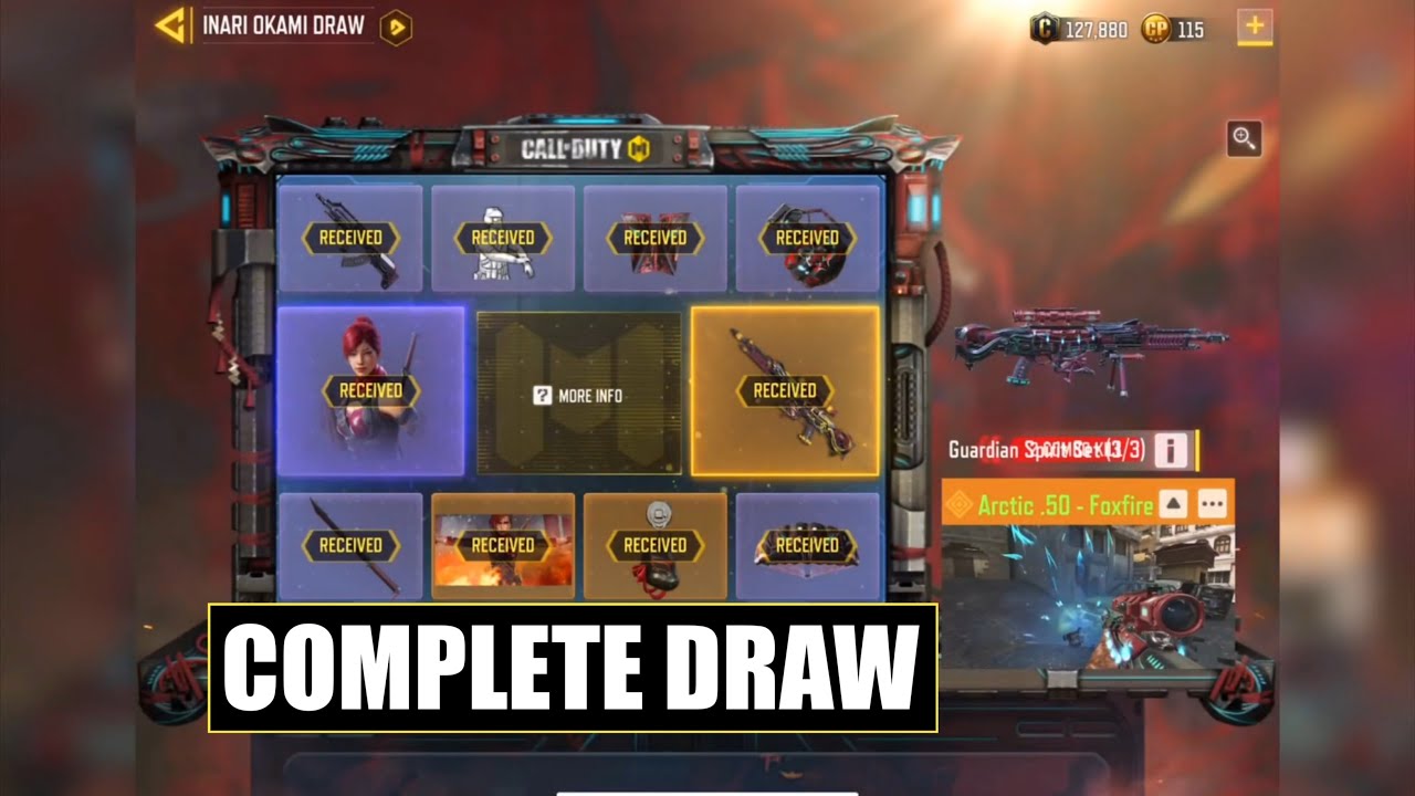 *NEW* Codm Inari Okami Full Draw | Scarlett Rhodes Cutthroat ...