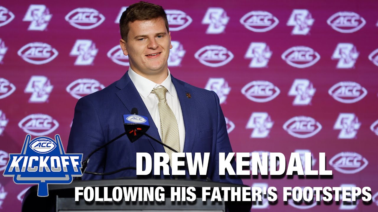 Boston College's Drew Kendall Following In His Father's Footsteps - YouTube