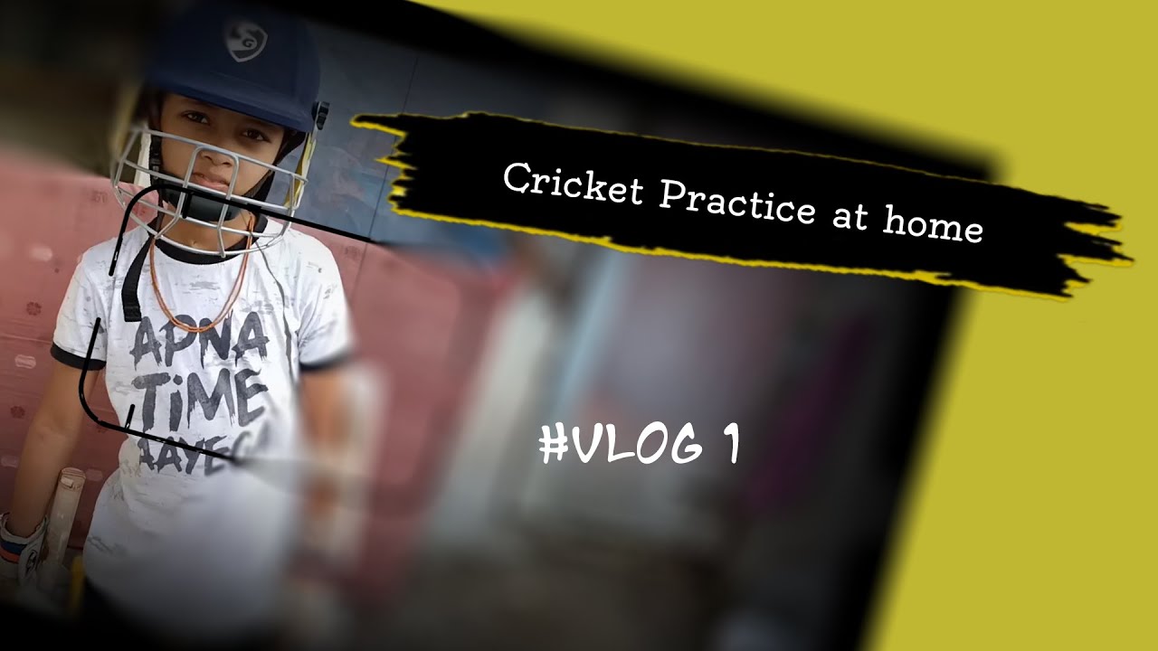 cricket practice at home | kids cricket skill training at home (Vlog ...