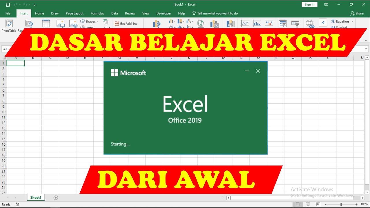 PENTING - DASAR BELAJAR EXCEL DARI AWAL - Bagian 1 #excel # ...
