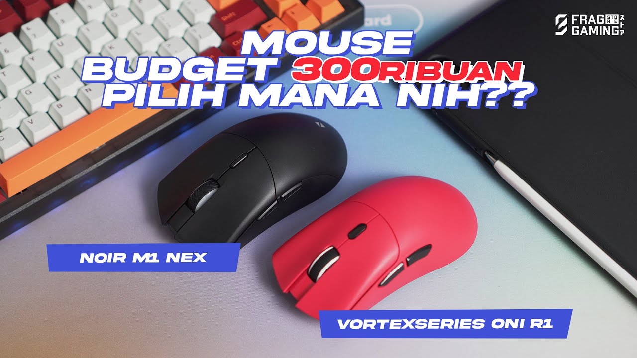BATTLE MOUSE 300RIBUan! Noir M1 Nex vs Vortexseries Oni R1 😎 - YouTube