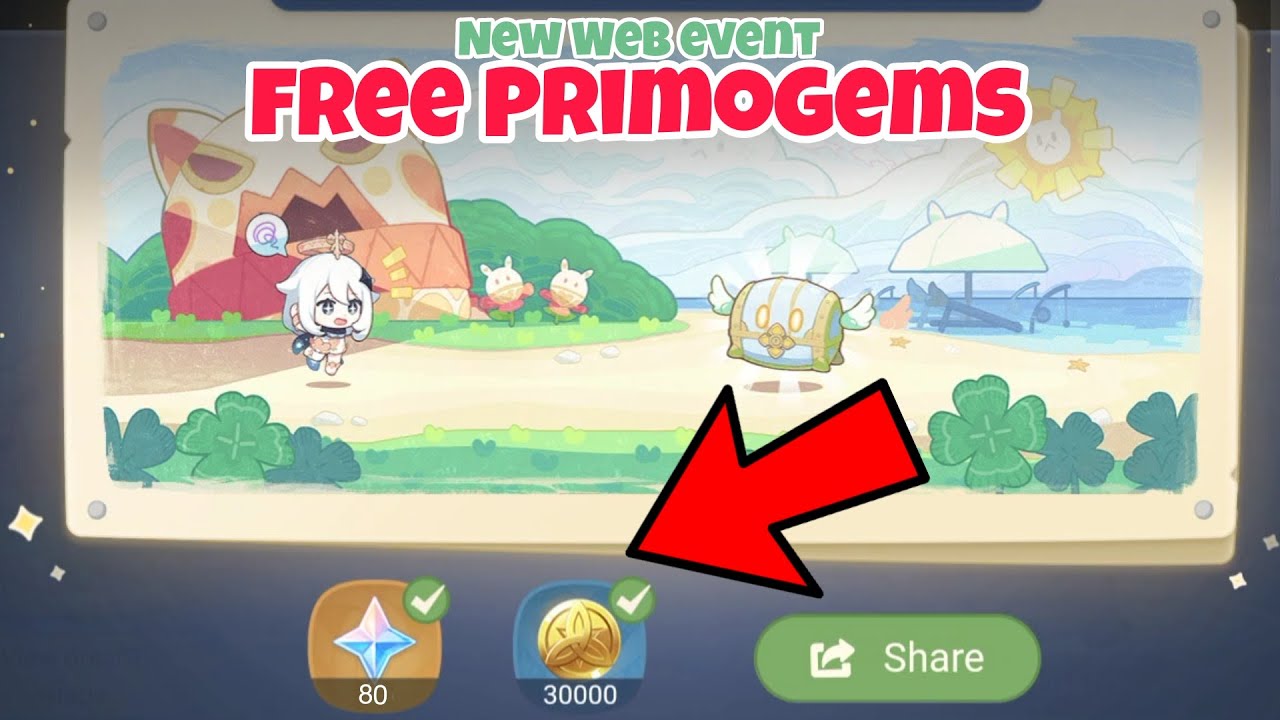 You Can Claim 80 Free Primogems By Completing This Cute Event - YouTube