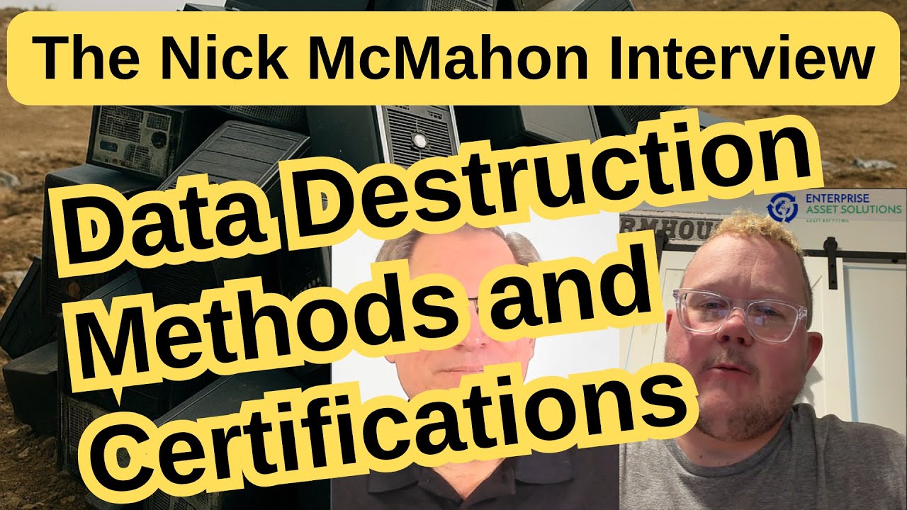 Data Destruction Methods and Certifications - YouTube