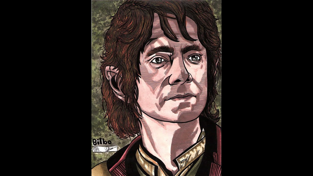 Bilbo The Hobbit A Dredfunn Portrait - YouTube