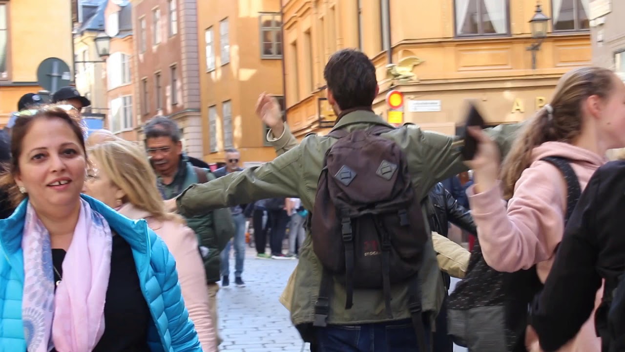 Free hugs in Stockholm - YouTube