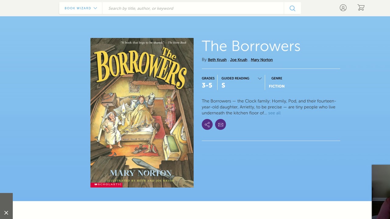 The Borrowers by Mary Norton | Scholastic - YouTube