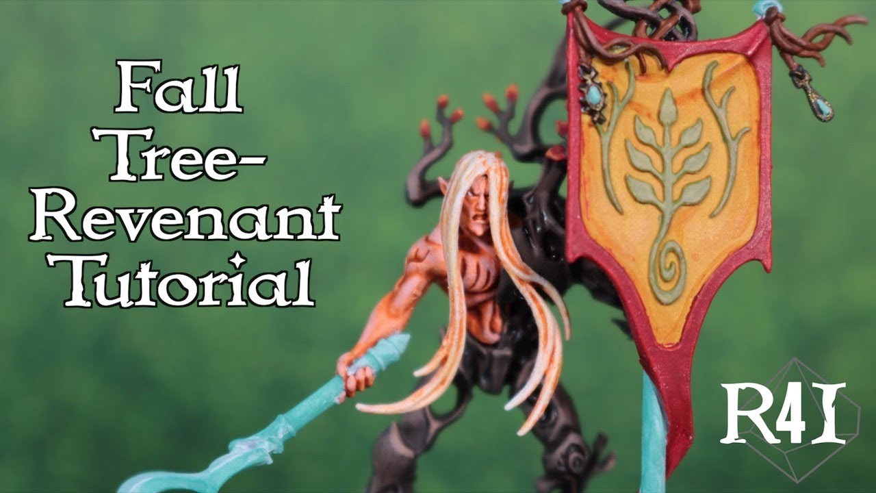 Fall Sylvaneth Tree-Revenant Painting Tutorial - YouTube