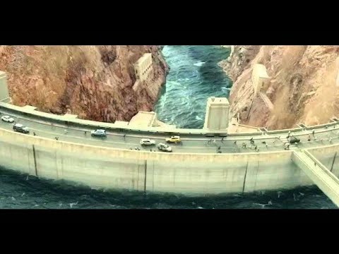 End Of Hoover Dam- 2015 Movie Scene From San Andreas - Bridge collapse ...