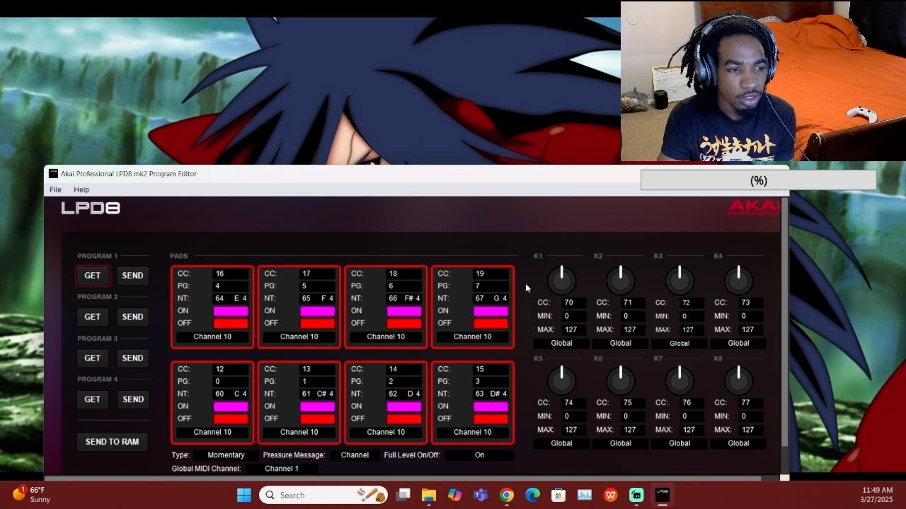 How To Program AKAI LPD8 - YouTube