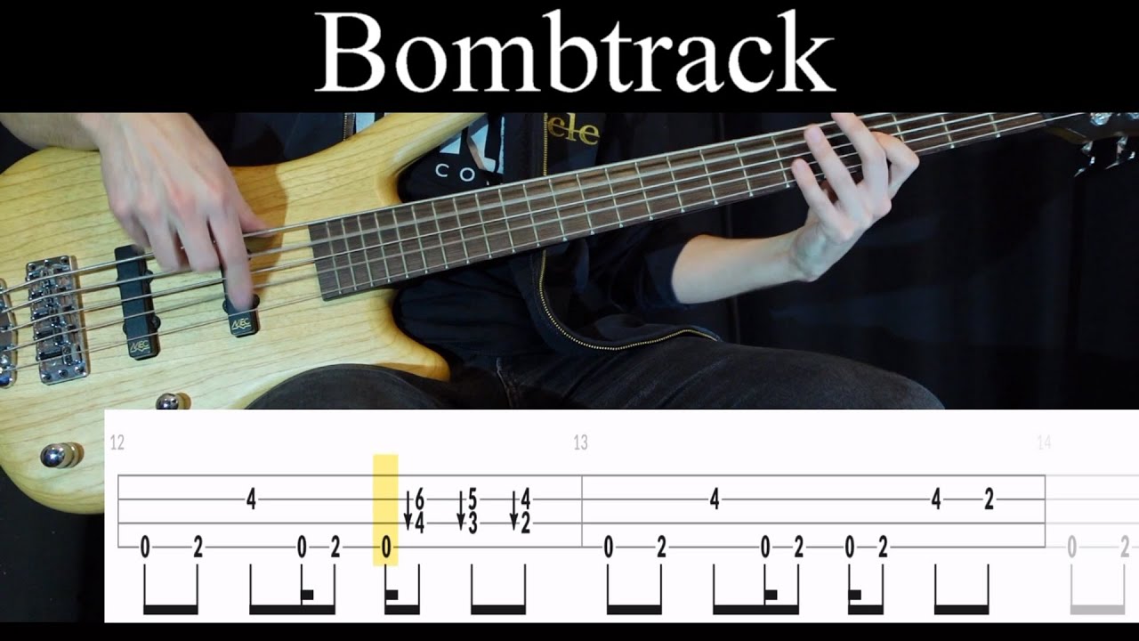 Bombtrack (Rage Against the Machine) - Bass Cover (With Tabs) by Leo ...