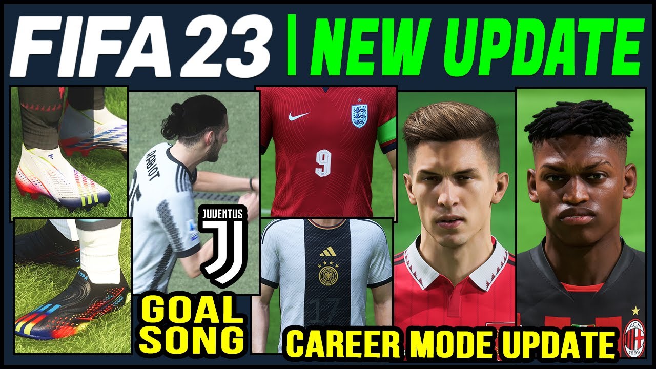 FIFA 23 NEWS | NEW UPDATE - Career Mode Additions, Faces, Boots & Kits ...