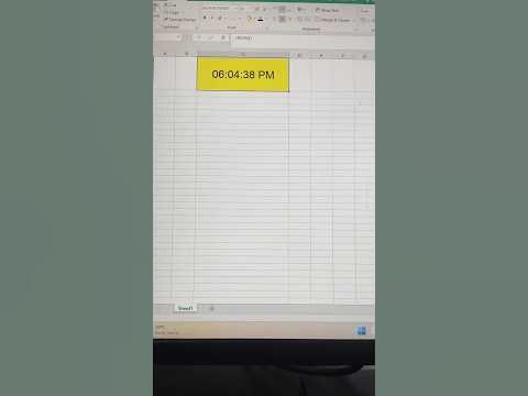 Digital Clock in MS Excel ||™ Engineering Content || #shorts #youtubeshorts #excel #digitalclock ...