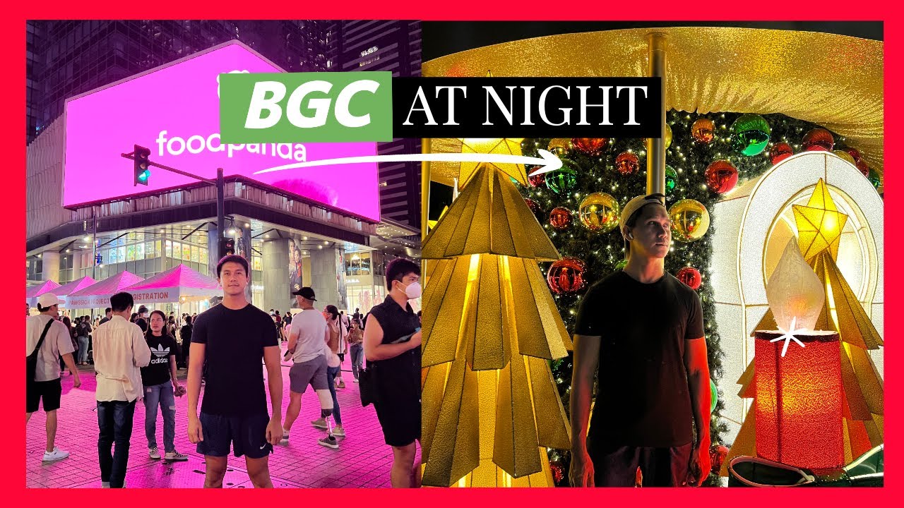 Vlogmas #2: BGC, 3D LED Billboard, BBQ Chicken - YouTube
