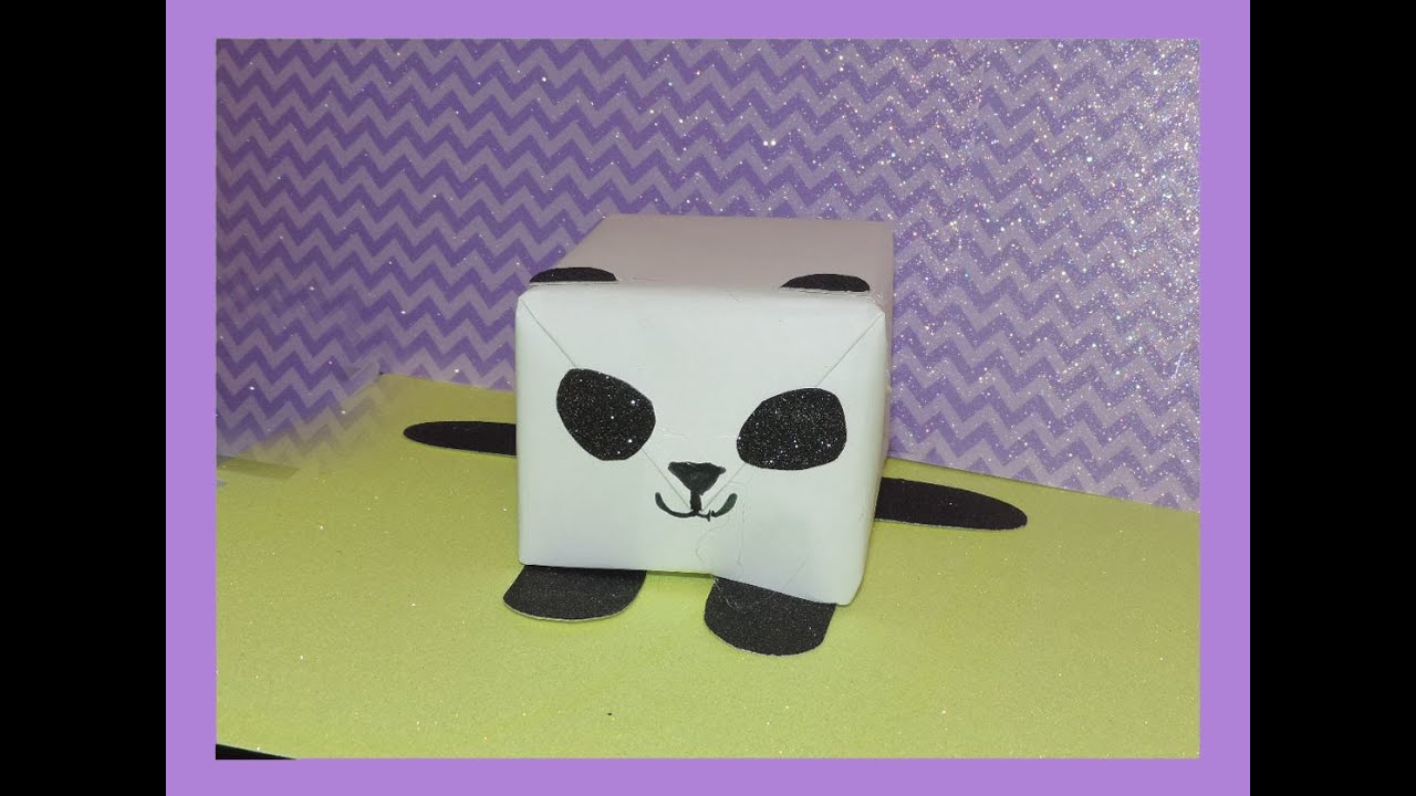 Panda Gift Box Idea - YouTube