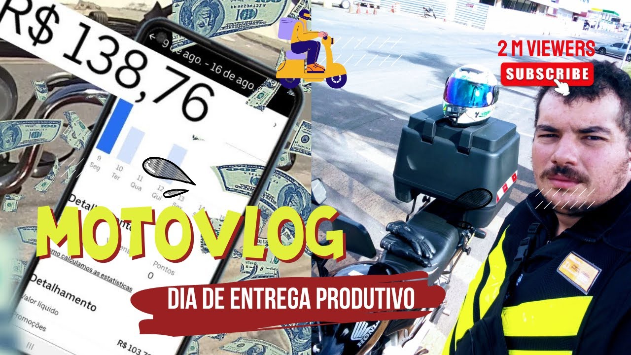 Dia De Entrega Produtivo Na Uber Flash🏍 - YouTube