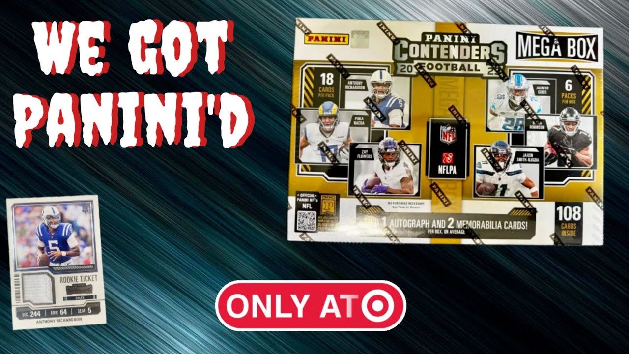Any Good? New 2023 Contenders Football Mega Box Break - YouTube