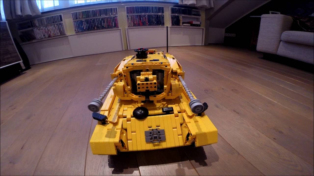 Technic Lego Tank transporter SLT 50-2 Elefant with PRTL Tank Cheetah ...