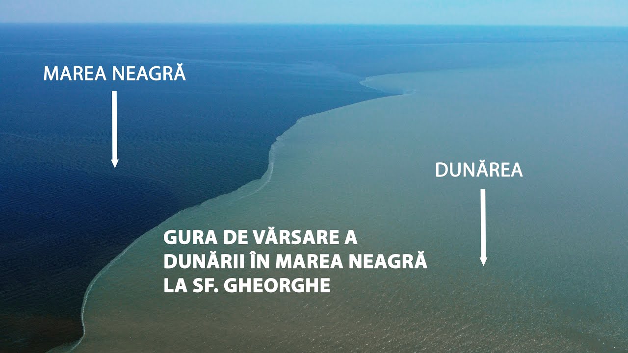 Gura de varsare a Dunarii in Marea Neagra la Sfantu Gheorghe - Delta ...