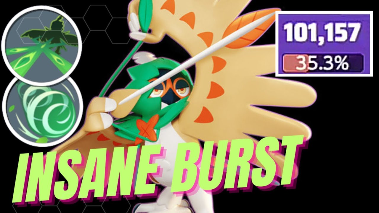 "RAZOR LEAF" DECIDUEYE IS HIGHLY UNDERRATED🔥| POKEMON UNITE | # ...