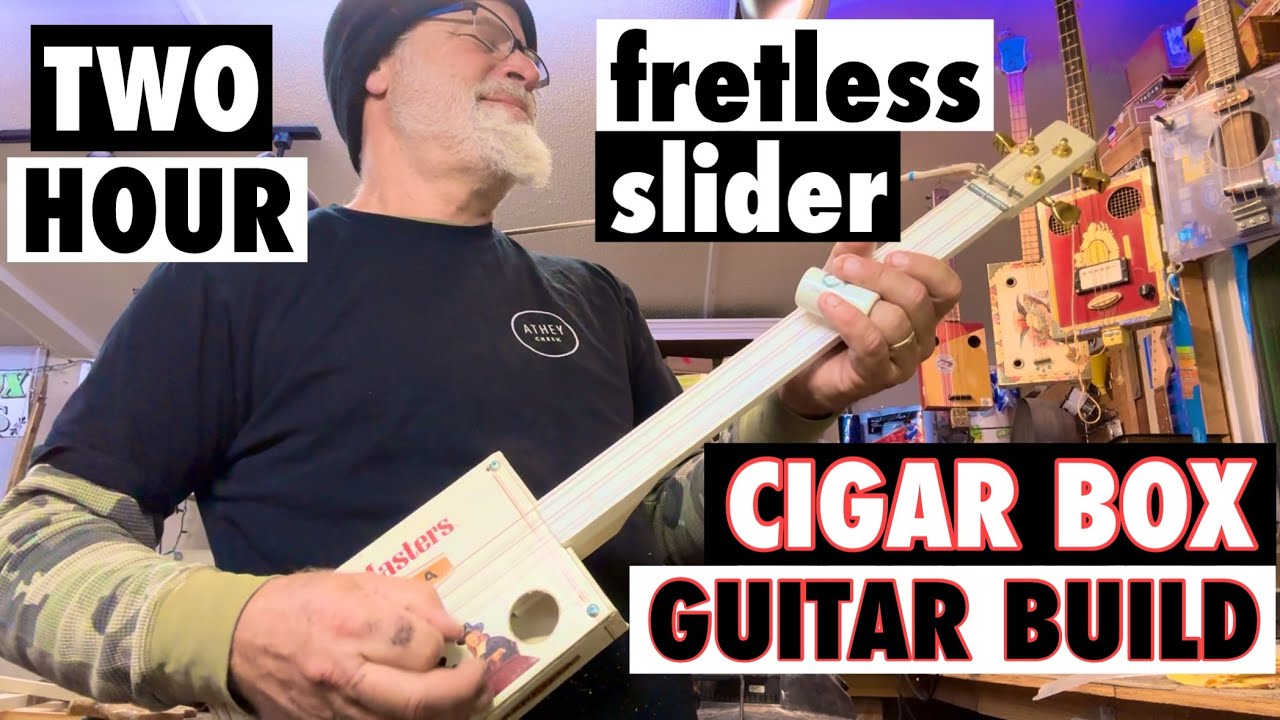 BUILDING A CIGAR BOX GUITAR IN UNDER TWO HOURS - YouTube