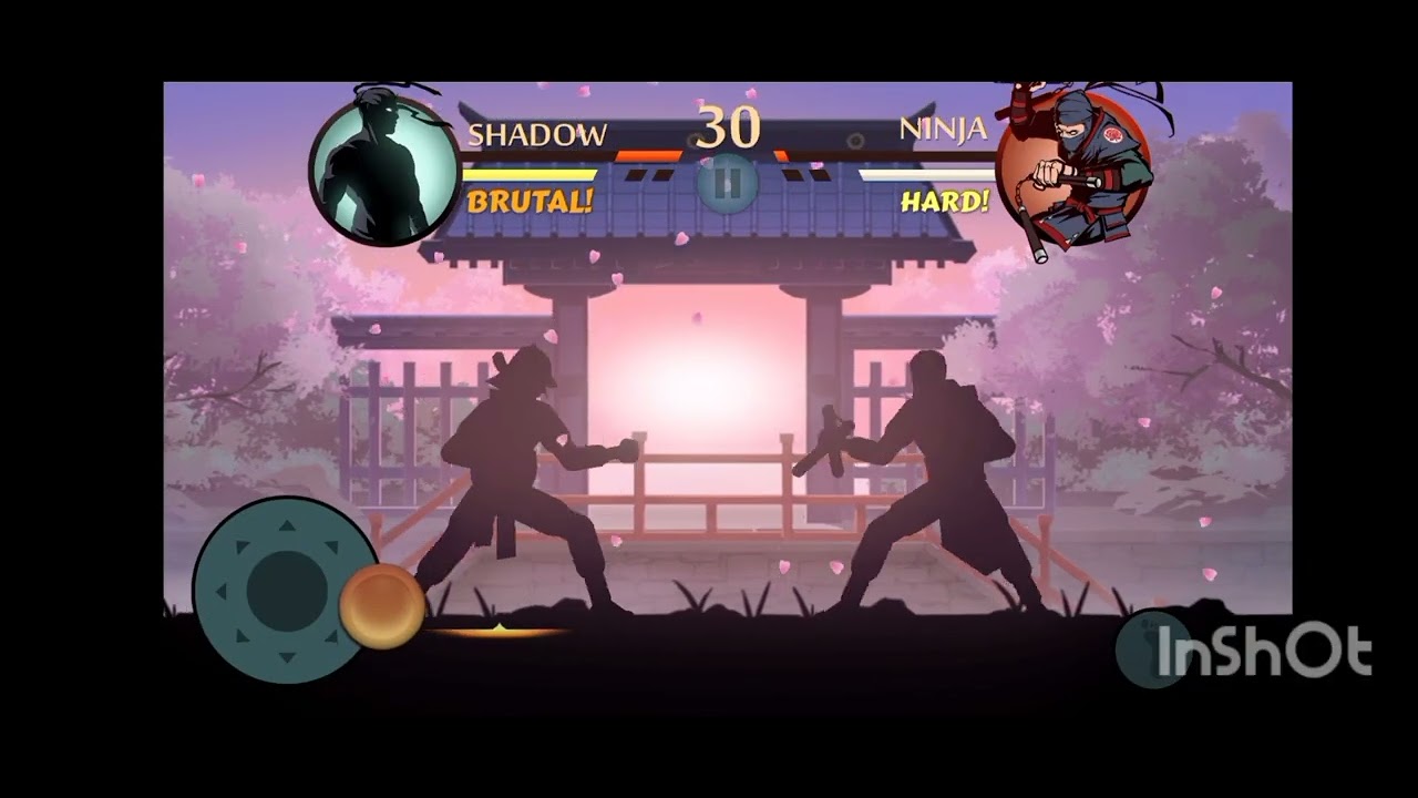 shadow fight -2 shadow vs ninja 😎 - YouTube