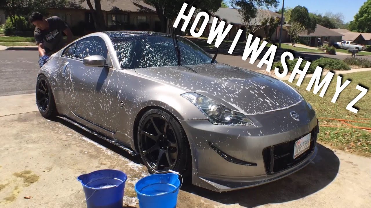 How I wash my Z - YouTube