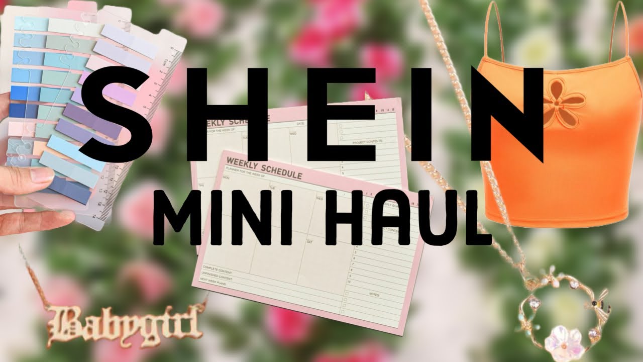 MY FIRST EVER SHEIN ORDER! | what’s inside the bag? - YouTube
