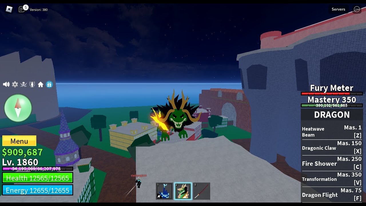 My fruit : Transformation ( Blox Fruit ) - YouTube